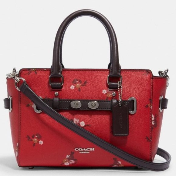 Coach | Bags | Nwt Coach Mini Blake Bouquet Floral Satchel | Poshmark